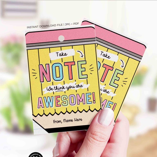 Classmates Tags, Thank You for Your Friendship, Instant Download ...