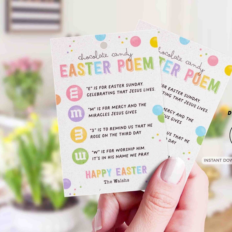 Easter Poem - Etsy