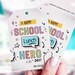School Lunch Hero Day Appreciation Gift Tag Printable Lunch Hero ...