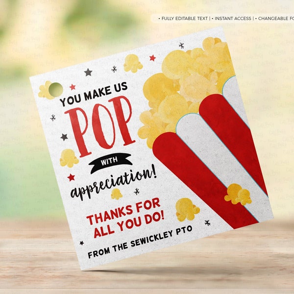 You Make Us Pop With Appreciation Download - Etsy