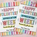 Volunteer Appreciation Gift Tag Editable Employee Appreciation Week ...