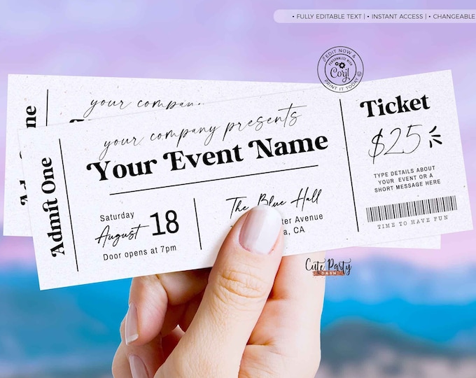 STAG BUCK Bachelor EVENT Tickets Diy Digital Printed Options - Etsy