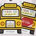 Editable Bus Driver Gift Card Holder Template, Printable School Bus ...