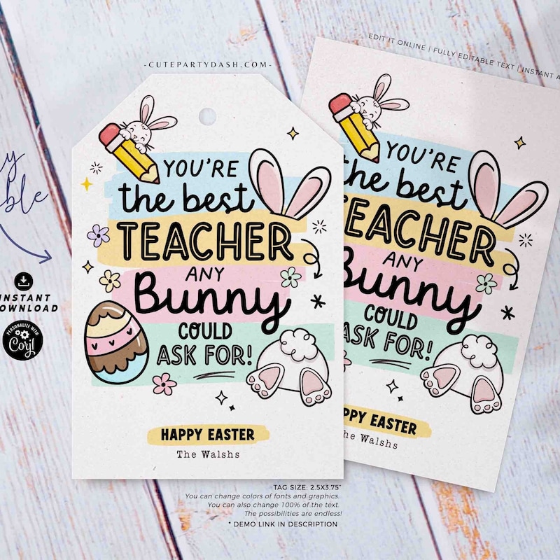 Easter Tags - Etsy