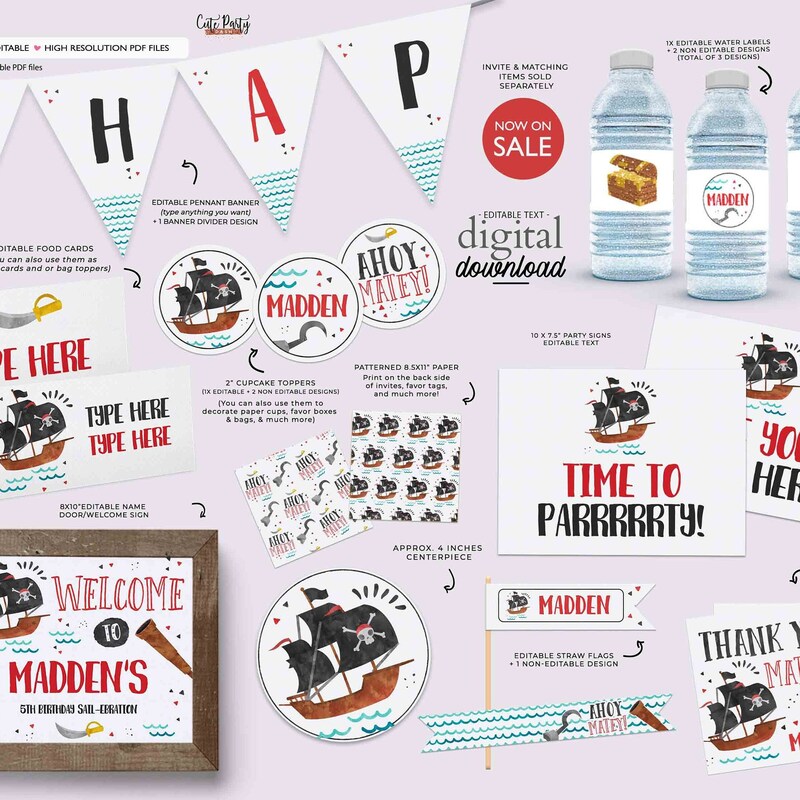 Pirate Birthday Decor - Etsy