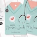 Nurses Week Gift Card Holder Printable INSTANT DOWNLOAD Editable Coffee ...