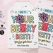 Gummy Bear Give It Your Beary Best Good Luck Tag Printable INSTANT ...