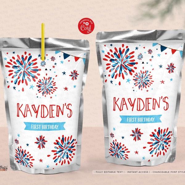 Firecracker Label - Etsy