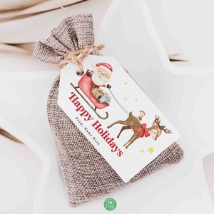 Editable Merry Christmas Gift Tags Printable INSTANT DOWNLOAD - Etsy