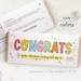 Congratulations Gift Chocolate Bar Wrapper INSTANT DOWNLOAD Teacher ...