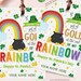 Pot of Gold Rainbow St. Patrick’s Day Gift Tag, Friend Happy St ...