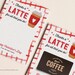Editable Thanks a Latte Valentine's Day Coffee Gift Card Holder ...