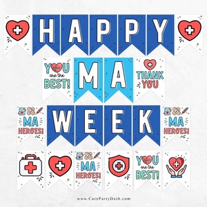 Medical Assistant Week Gift Tag: Editable Appreciation Label (instant ...