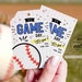 Baseball Game Day Treat Tag INSTANT DOWNLOAD Printable Baseball Good ...