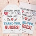 Nurses Week Gift Tags Printable INSTANT DOWNLOAD Editable National ...