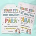 Paraprofessionals Day Gift Tags Printable INSTANT DOWNLOAD Editable ...