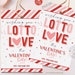 Valentine's Day Treat Tag, Wishing You a Lotto Love Gift Tag ...