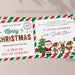 Editable Christmas Santa Gift Certificate Template: Printable Holiday ...