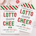 Christmas Wishing You a Lotto Holiday Cheer Gift Tag, Appreciation Gift ...