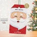 Editable Christmas Gift Tag, Santa Claus Tag, Teacher Staff School Pto ...