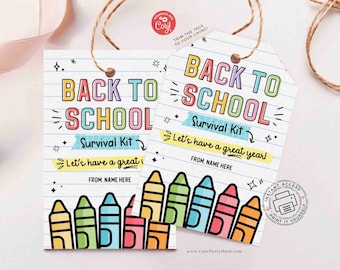 Middle School Survival Kit Printable Survival Kit for Middle - Etsy