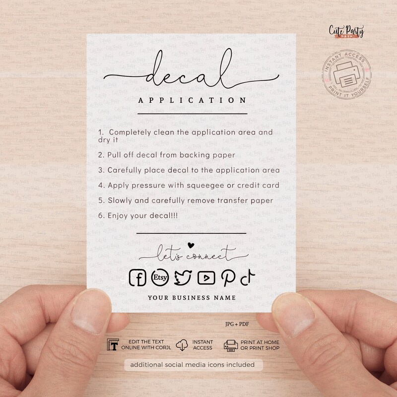 Vinyl Decal Packaging - Etsy