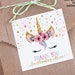 INSTANT DOWNLOAD Unicorn Birthday Favor Tags Unicorn | Etsy