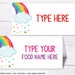INSTANT DOWNLOAD, Editable Rainbow Birthday Decorations, Water Bottle ...