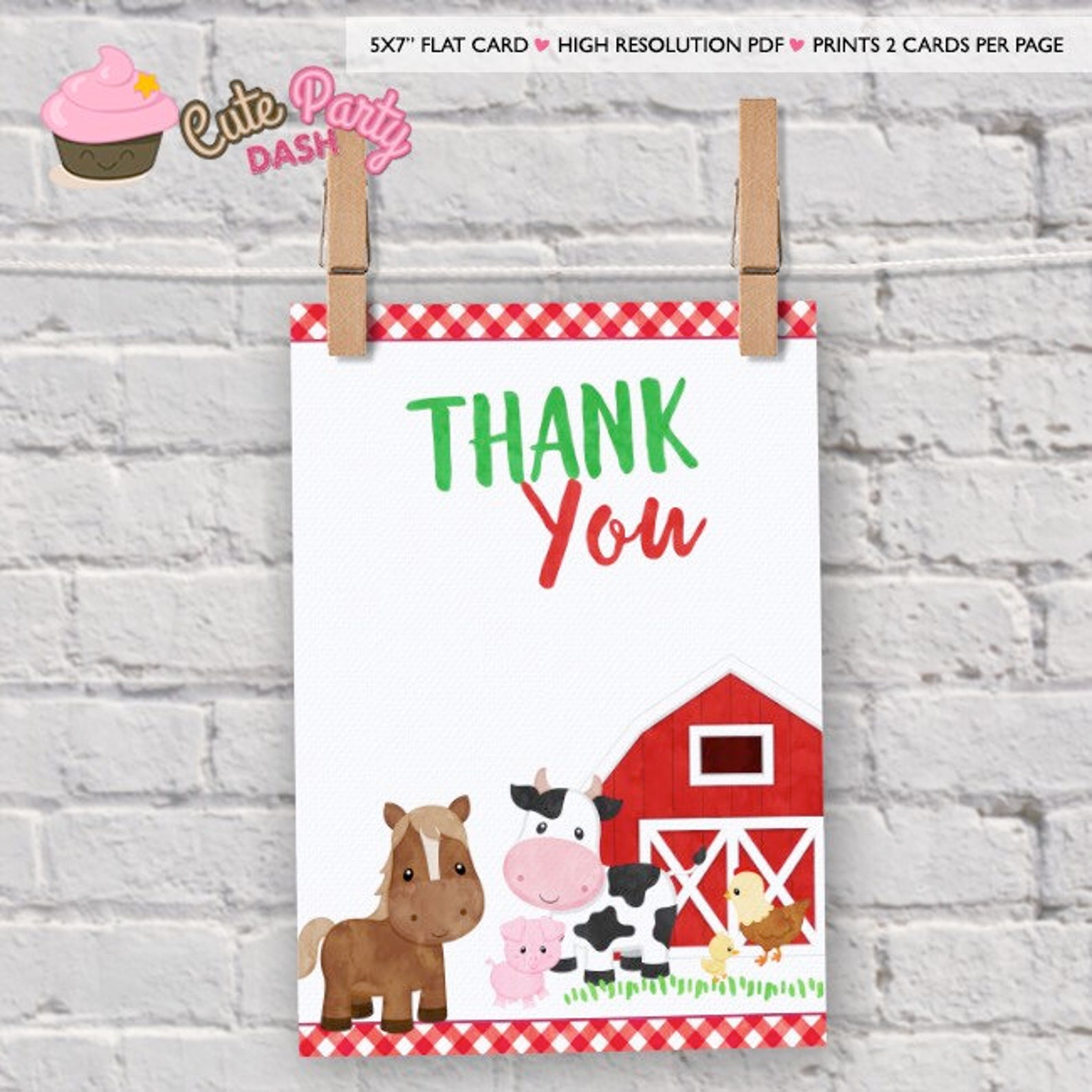 INSTANT DOWNLOAD EDITABLE Barnyard Birthday Favor Tag Farm | Etsy