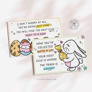 Outdoor Easter Egg Hunt Printable INSTANT DOWNLOAD Editable Easter ...