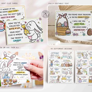 Outdoor Easter Egg Hunt Printable INSTANT DOWNLOAD Editable Easter ...