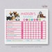 Editable Puppy Dog Reward Chart for Girls Printable Puppy - Etsy