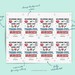 Nurses Week Gift Tags Printable INSTANT DOWNLOAD Editable National ...
