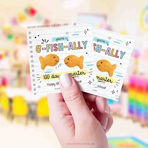Editable 100th Day of School Gift Tag Printable INSTANT DOWNLOAD ...