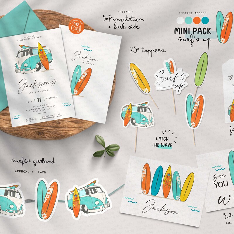 Surf Birthday - Etsy