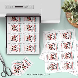 Printable Dog Valentine's Day Card Printable INSTANT DOWNLOAD Classroom ...