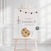 Minimalist Milk and Cookies Birthday Party Welcome Sign, Door Sign ...