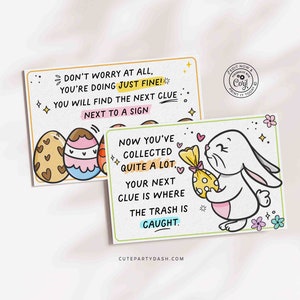 Outdoor Easter Egg Hunt Printable Bundle INSTANT DOWNLOAD Editable ...