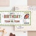 Football Game Ticket Gift Voucher INSTANT DOWNLOAD Editable - Etsy