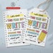EDITABLE Welcome Back to School Gift Tag Printable Pen Marker - Etsy