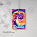 INSTANT DOWNLOAD EDITABLE Tie Dye Birthday Favor Tags, Rainbow Tie Dye ...