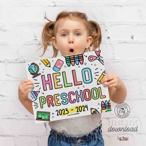 Editable First Day of School Sign INSTANT DOWNLOAD, EDITABLE Boy Girl ...