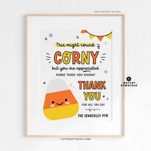 Candy Corn Halloween Favor Tag Printable INSTANT DOWNLOAD Halloween ...