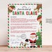 Editable Personalized Letter From Santa Template, Printable Custom ...