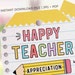 Teacher Appreciation Week Gift Tag Printable Gift for Teachers - Etsy