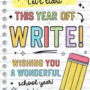EDITABLE Welcome Back to School Gift Tag Printable Pen Marker First Day ...