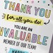 Administrative Professionals Day Gift Tag Employee Appreciation Week ...
