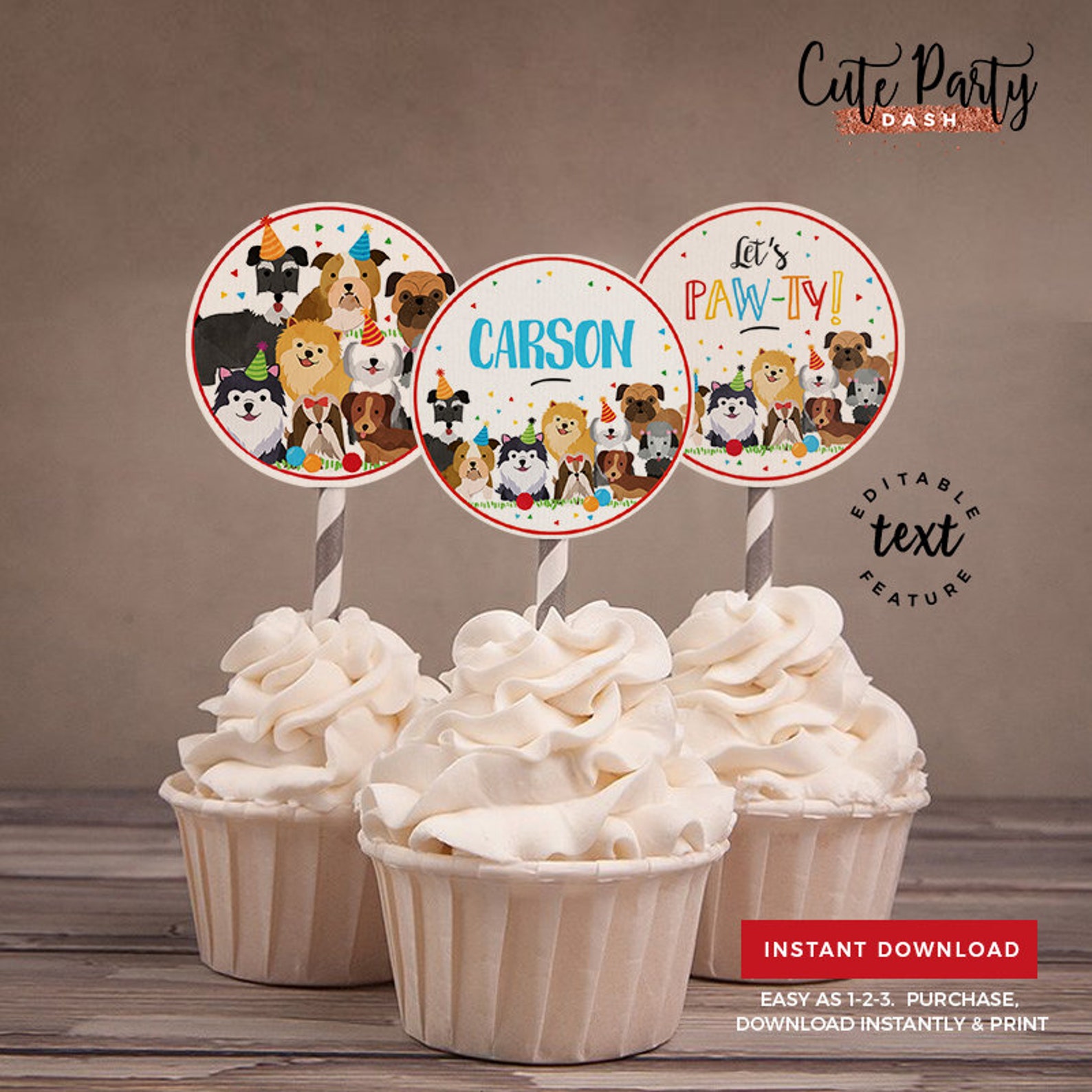 INSTANT DOWNLOAD Adopt a Puppy Sign Pet Adoption Party Adopt - Etsy