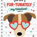 Printable Dog Valentine's Day Card Printable INSTANT DOWNLOAD Classroom ...