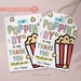 Popcorn Appreciation Gift Tag Popcorn Thank You Teacher Staff School ...